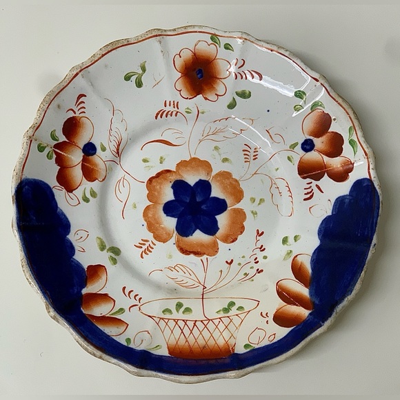 Art | 19th Century Gaudy Welsh Repousse Scalloped Marked Impressed ...